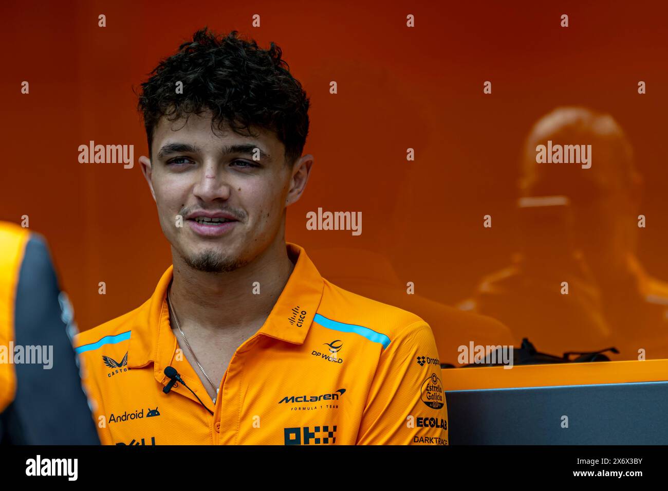 Imola, Italy, May 16, Lando Norris, from the United Kingdom competes ...