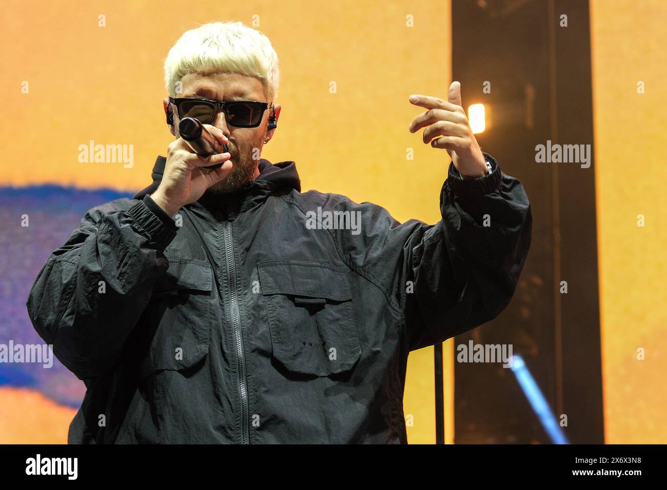 The Italian songwriters Gazzelle, pseudonym of Flavio Bruno Pardini, on ...