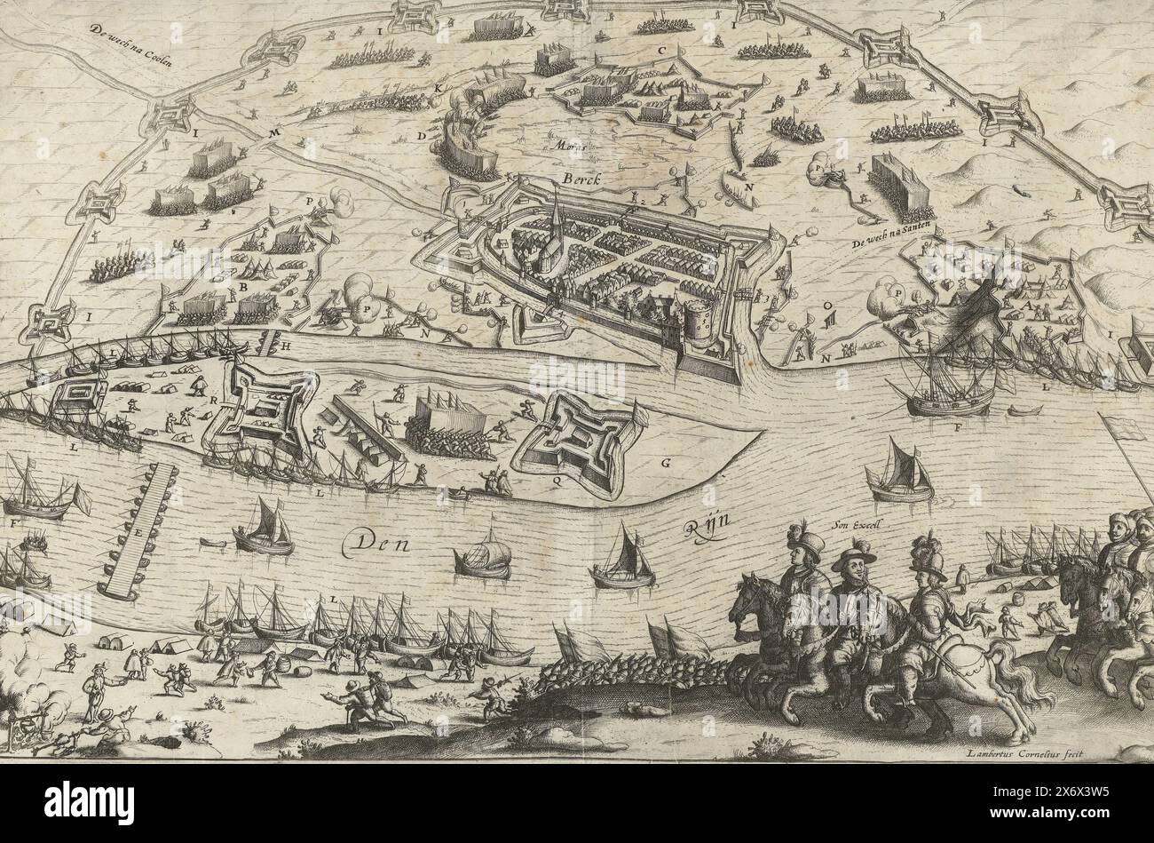 The last siege of Rheinberg by Maurits, 1601, Siege from June 12 and ...