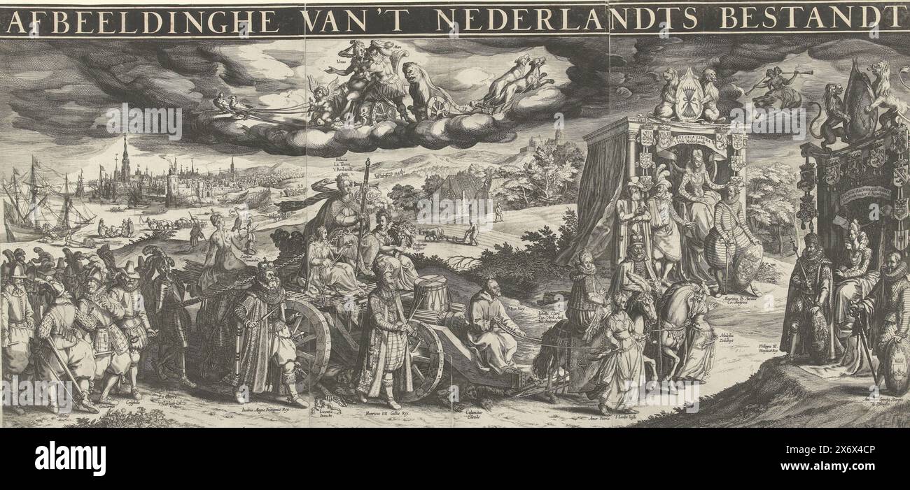 Allegory on the Twelve Years' Truce, 1609, Imagehe van 't Nederlandts ...