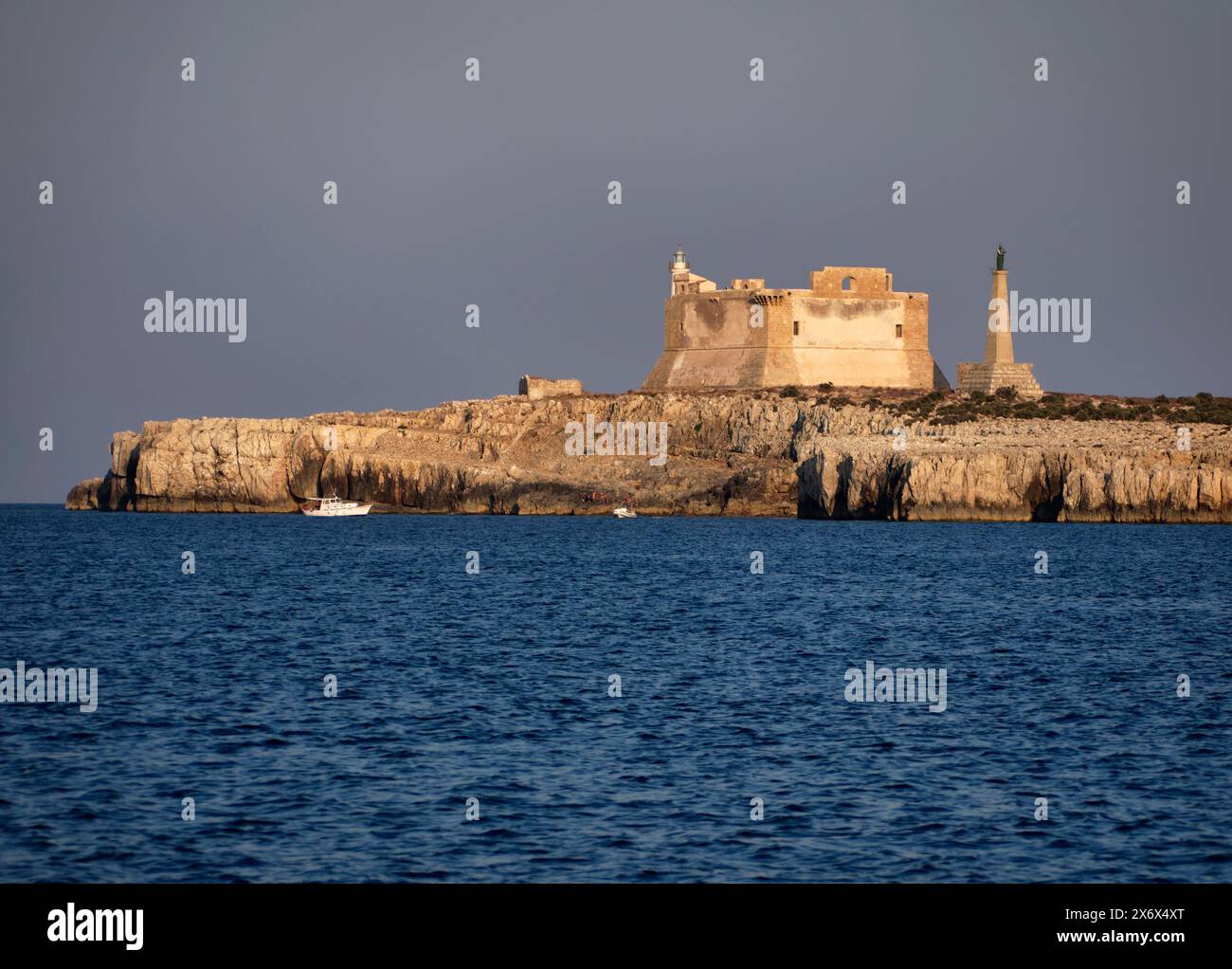 Italy, Sicily, Portopalo di Capo Passero (Siracusa Province), view of ...