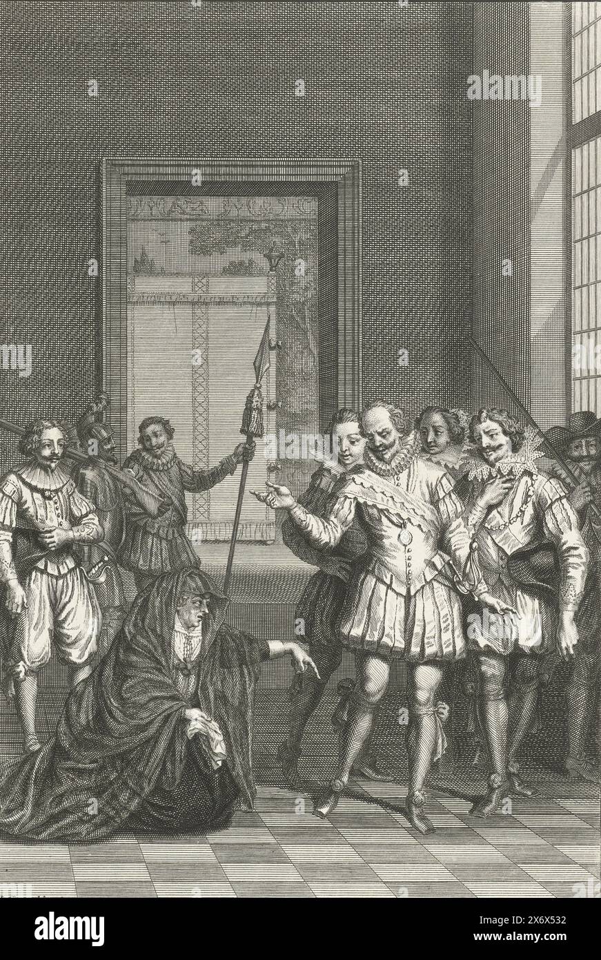 The widow of Johan van Oldenbarnevelt begs Maurits for mercy for her ...