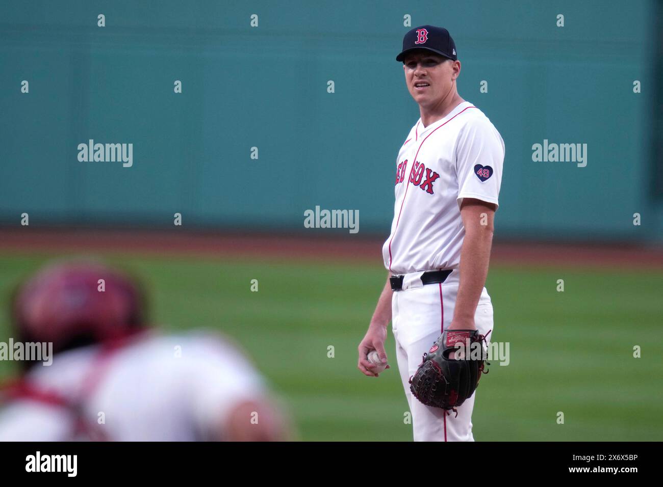 Boston Red Sox pitcher Nick Pivetta during a baseball game at Fenway ...