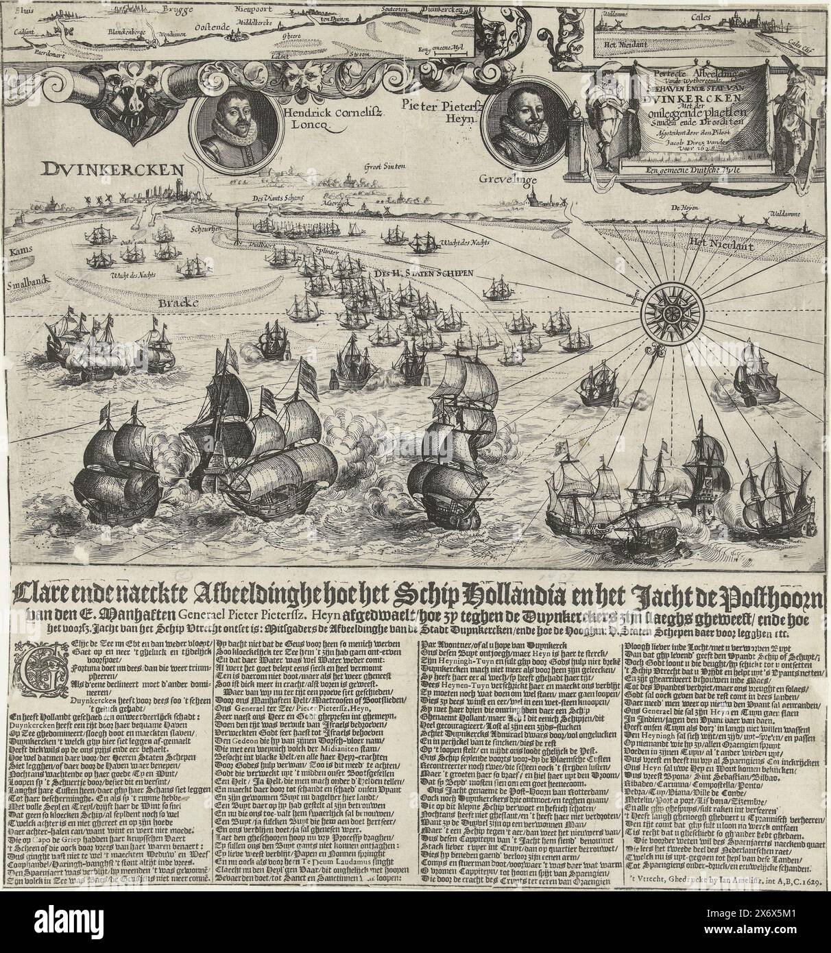 State fleet lying off Dunkirk, 1628, Perfect Images of the Wyt-famous ...