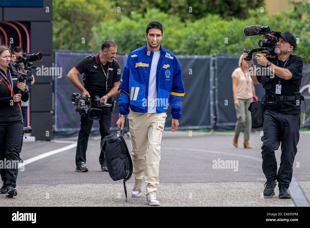 Imola, Italy, May 16, Esteban Ocon, from France competes for Alpine ...