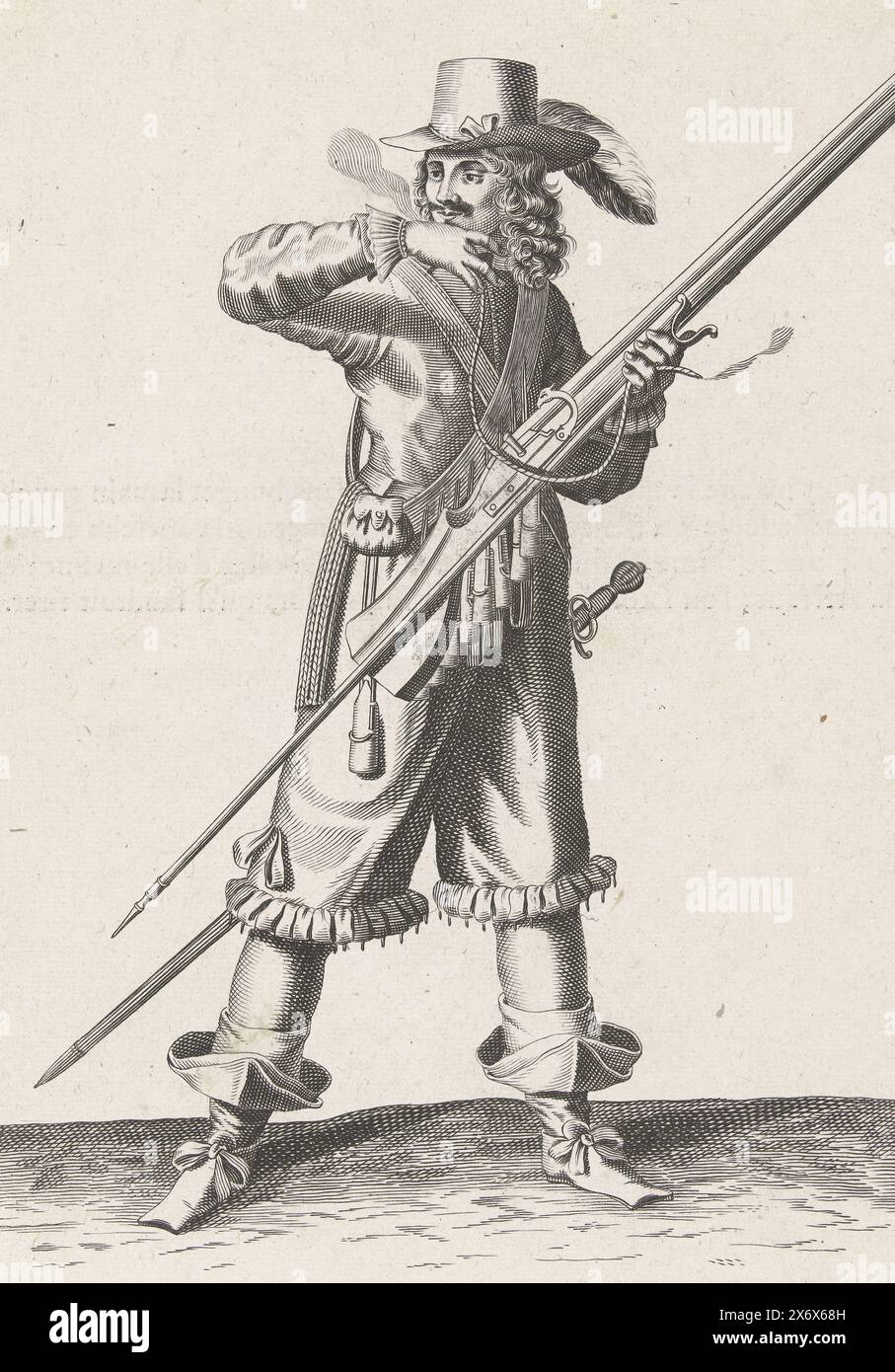 Raising his musket hi-res stock photography and images - Alamy