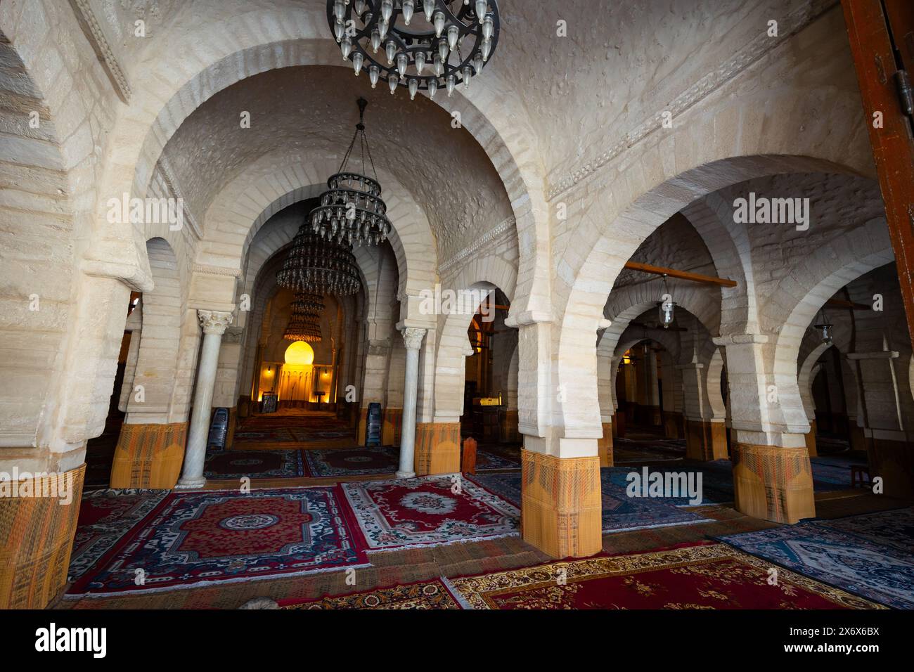 Interior of Great Mosque in Sousse, Tunisia Stock Photo - Alamy