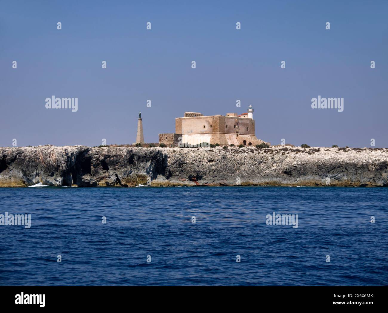 Italy, Sicily, Portopalo di Capo Passero (Siracusa Province), view of ...