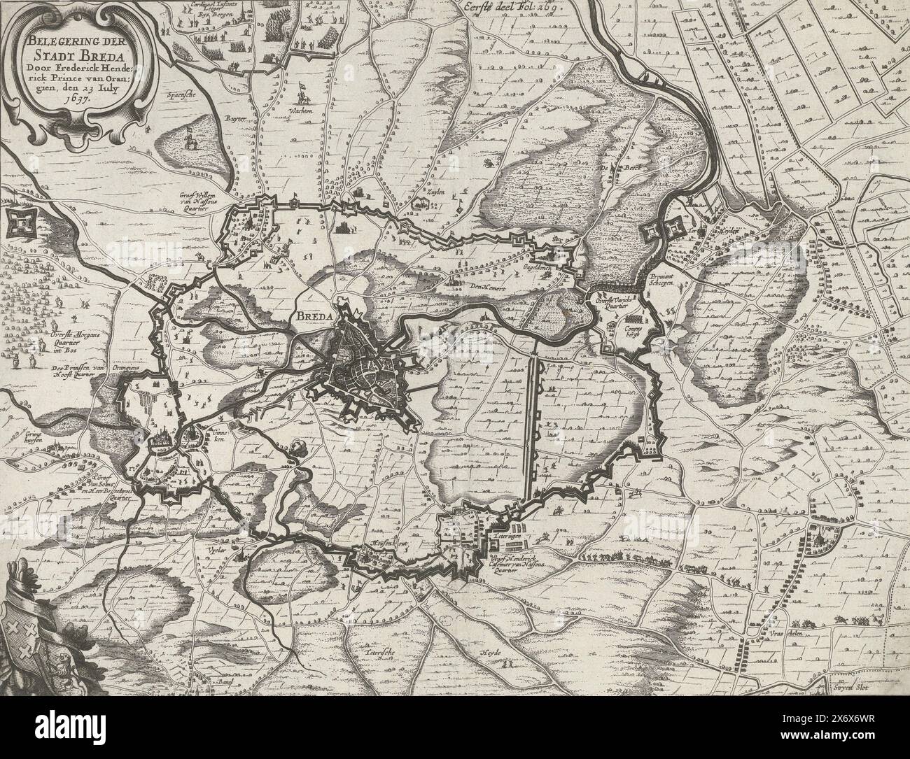 Siege of Breda, 1637, Siege of the City of Breda By Frederick Henderick ...