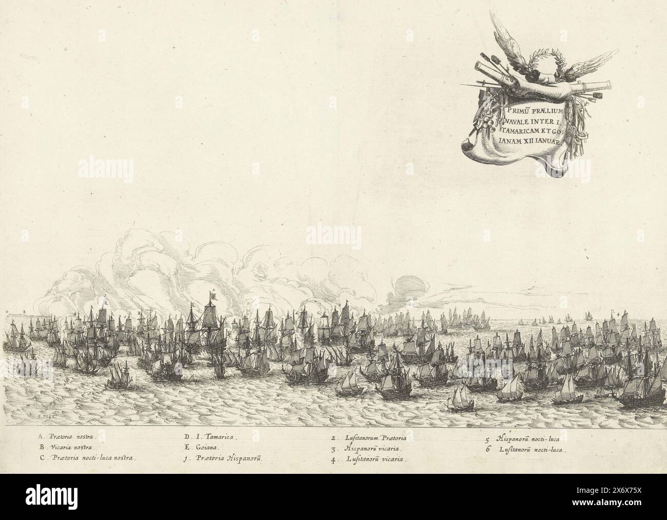 First battle with the Portuguese fleet at Itamaracá, 1640, Primu[m ...