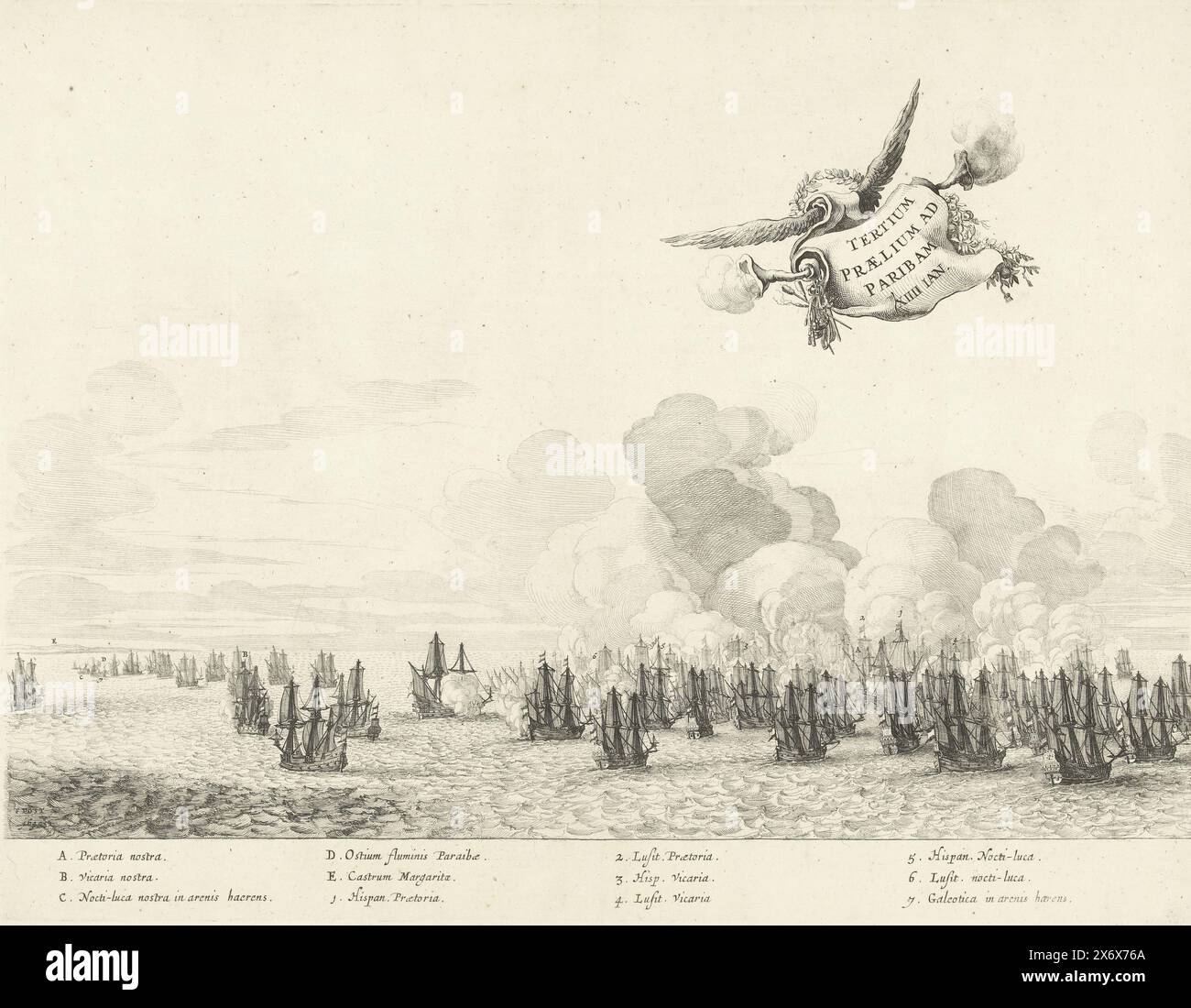 Third battle with the Portuguese fleet at Paraiba, 1640, Tertium ...