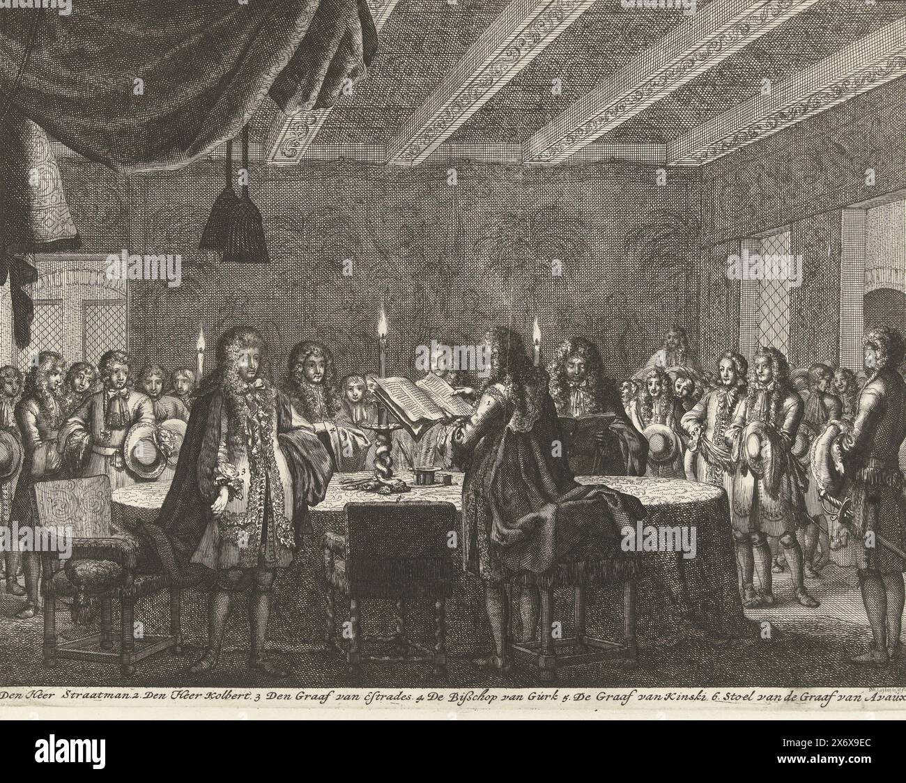 The signing of the peace treaty between France and the German Emperor ...