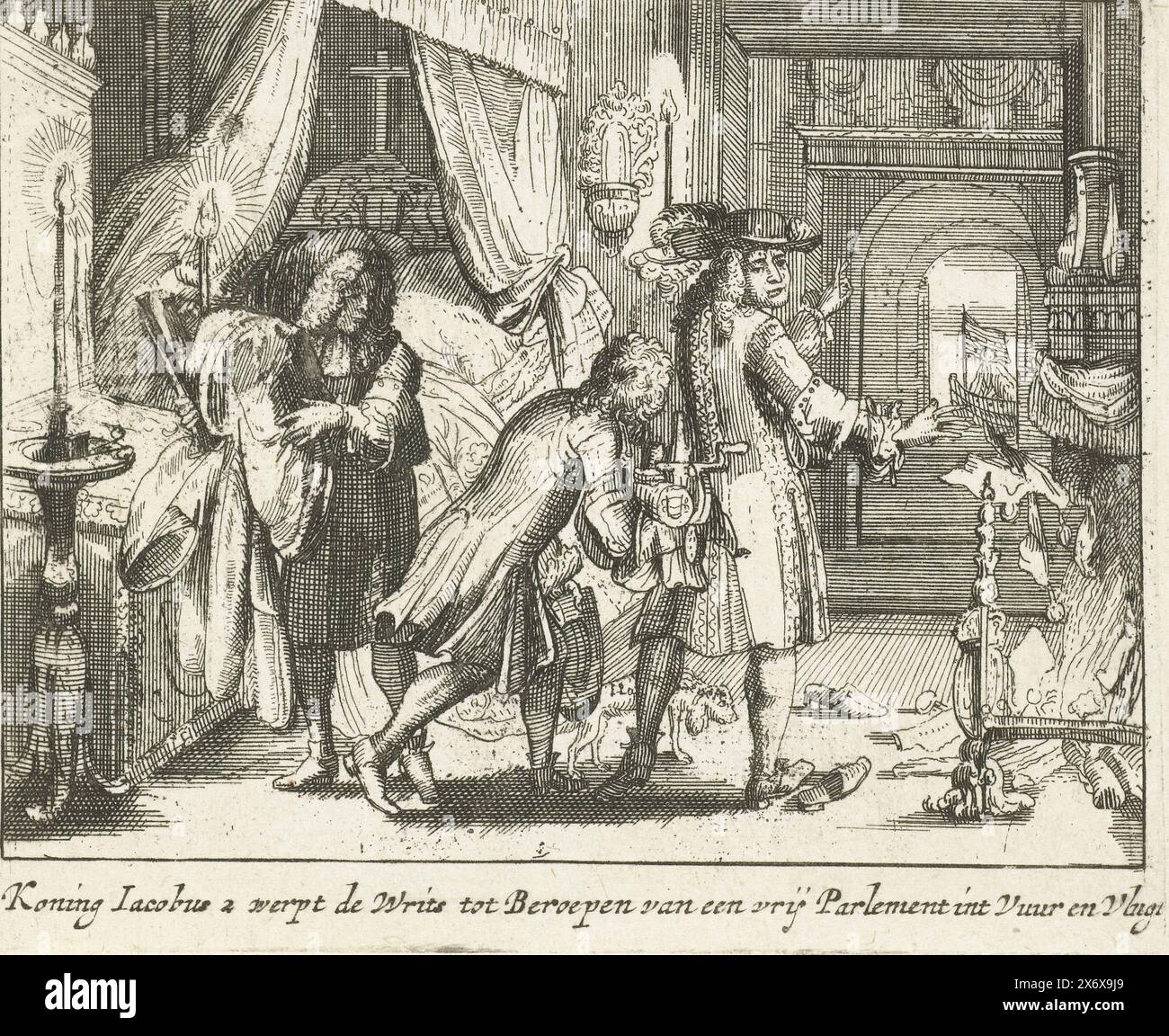 English king james ii throws hi-res stock photography and images - Alamy