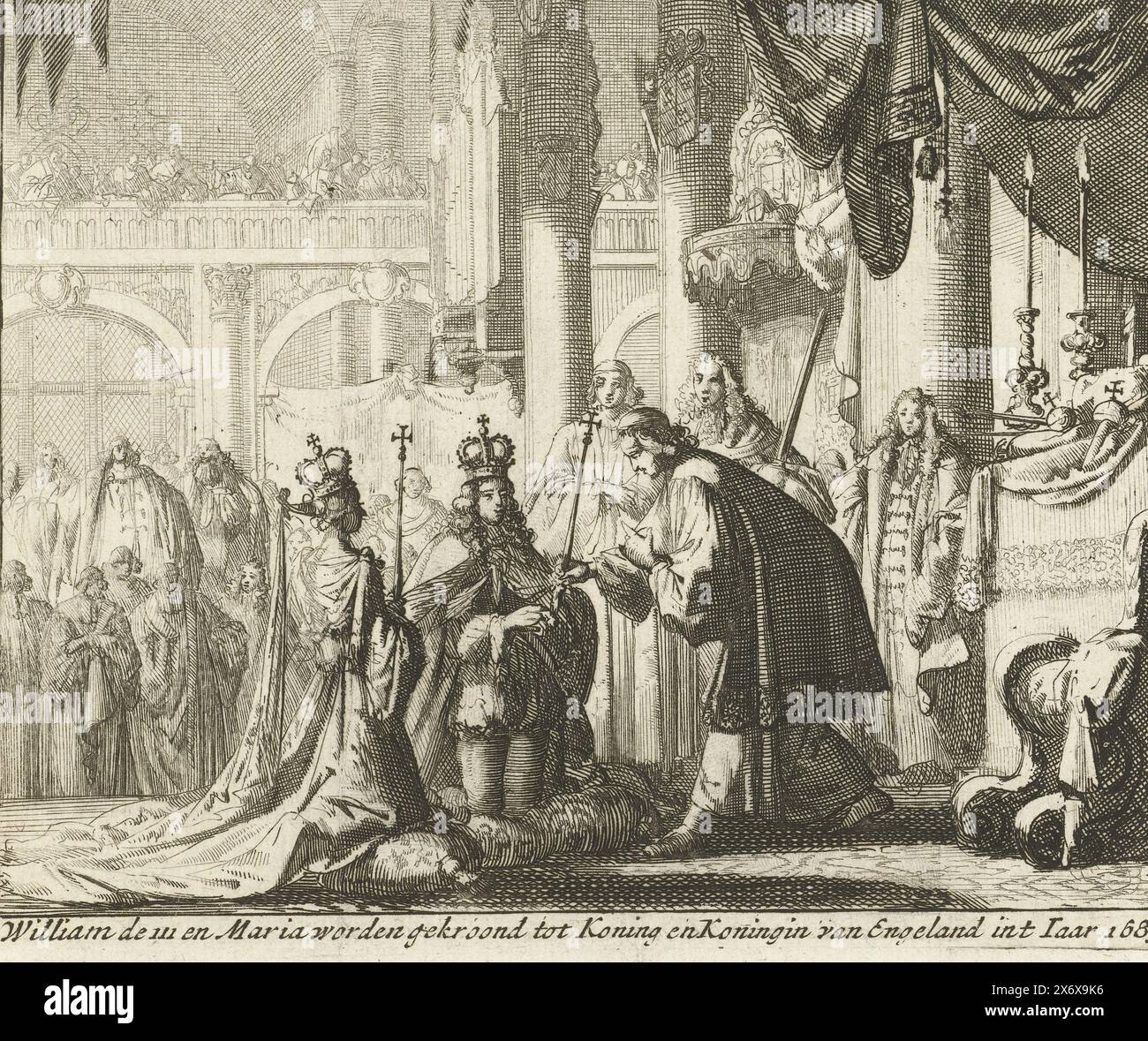 Coronation of William III and Mary II, 1689, William the III and Mary ...