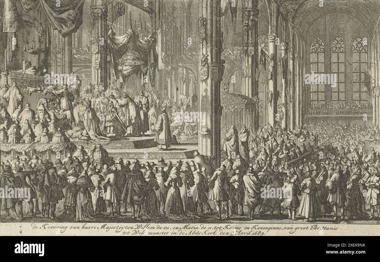 Coronation of William and Mary, 1689, the Coronation of Her Majesties ...