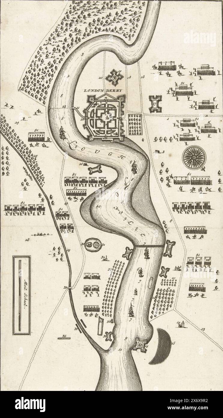 Map of londonderry hi-res stock photography and images - Alamy