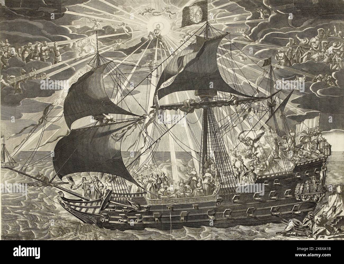 The Ship of State, 1691, The Ship of State, Showing all the Dangerous ...