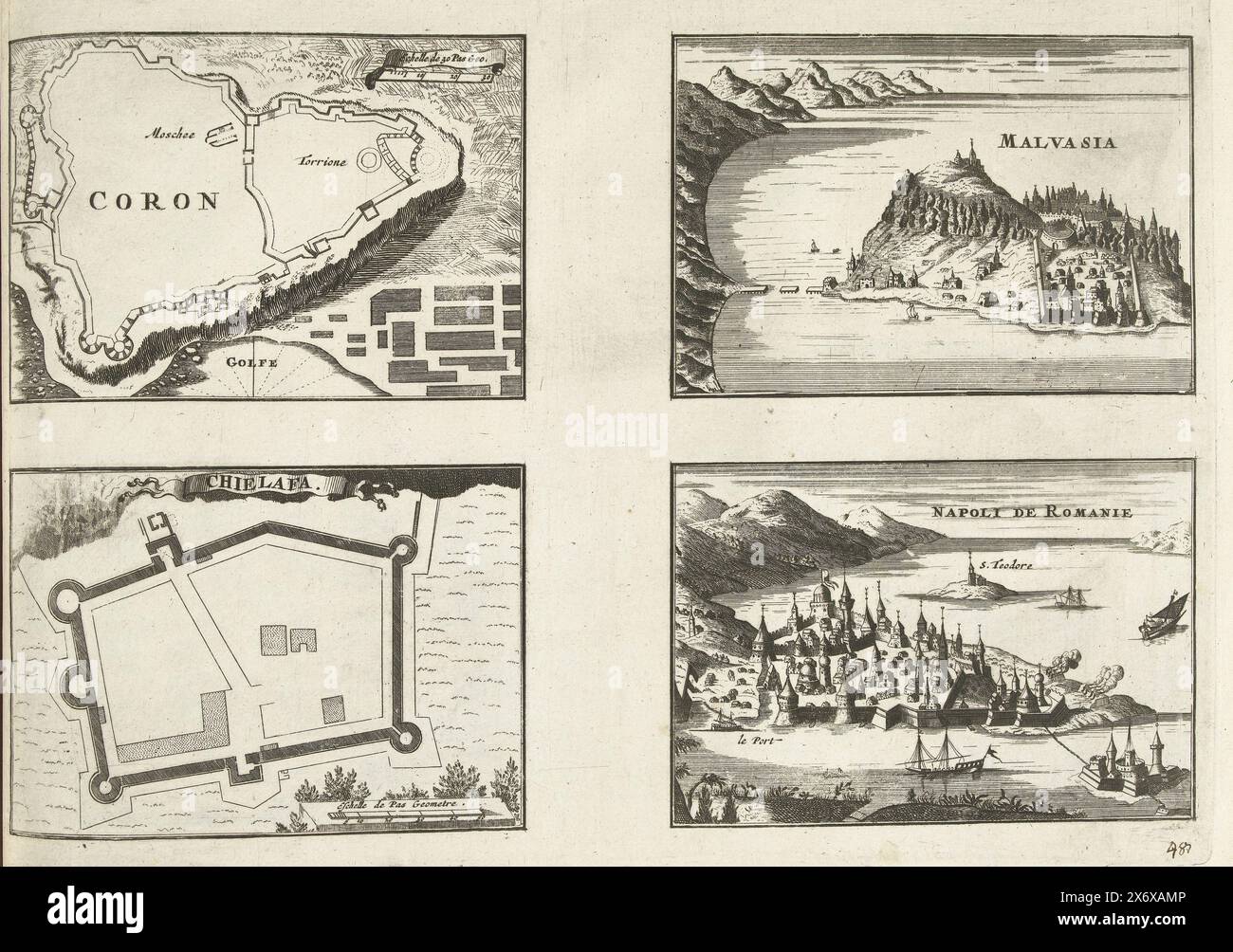 Fortresses coron hi-res stock photography and images - Alamy