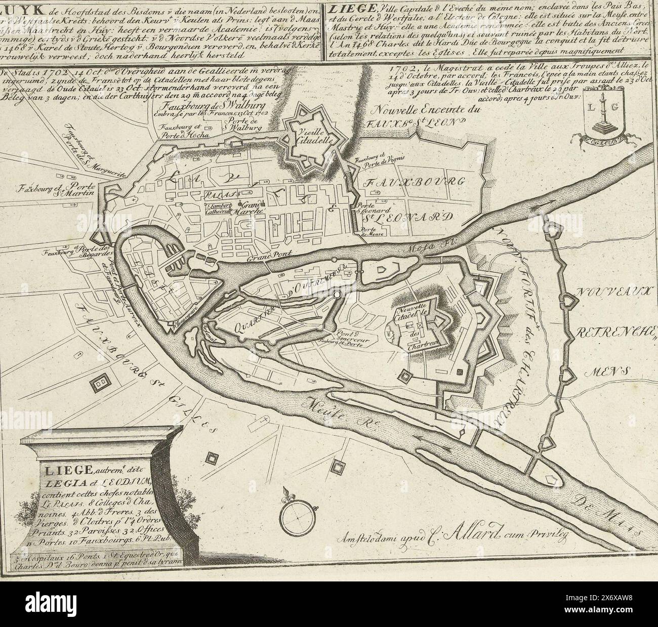 Map of liege hi-res stock photography and images - Alamy