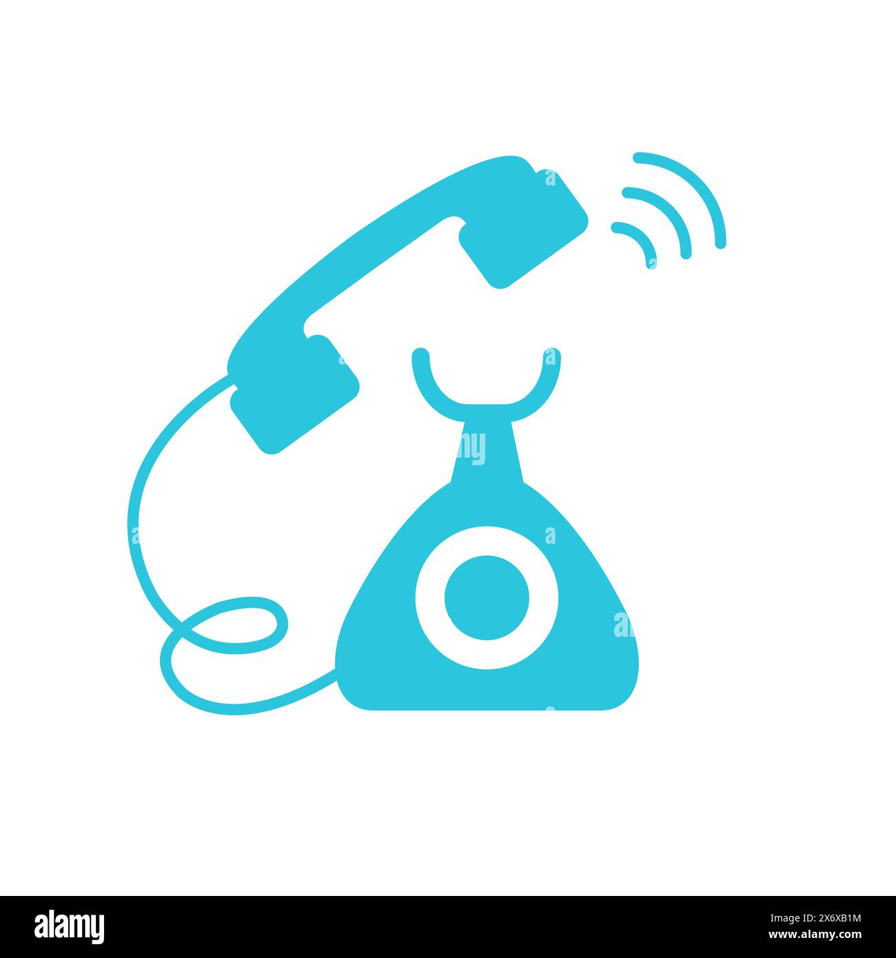 Call, Retro Classic old phone, incoming, outgoing call. Isolated on ...