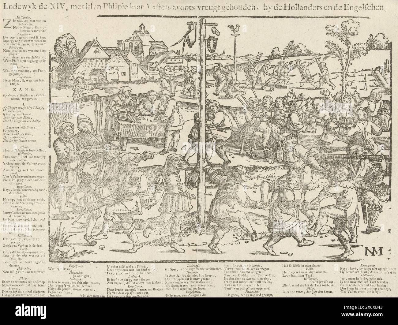 Louis XIV and Philip V celebrate Shrove Tuesday with the Dutch and ...