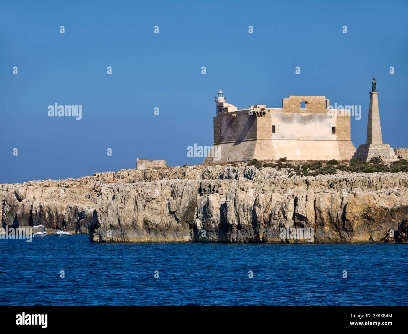 Italy, Sicily, Portopalo di Capo Passero (Siracusa Province), view of ...