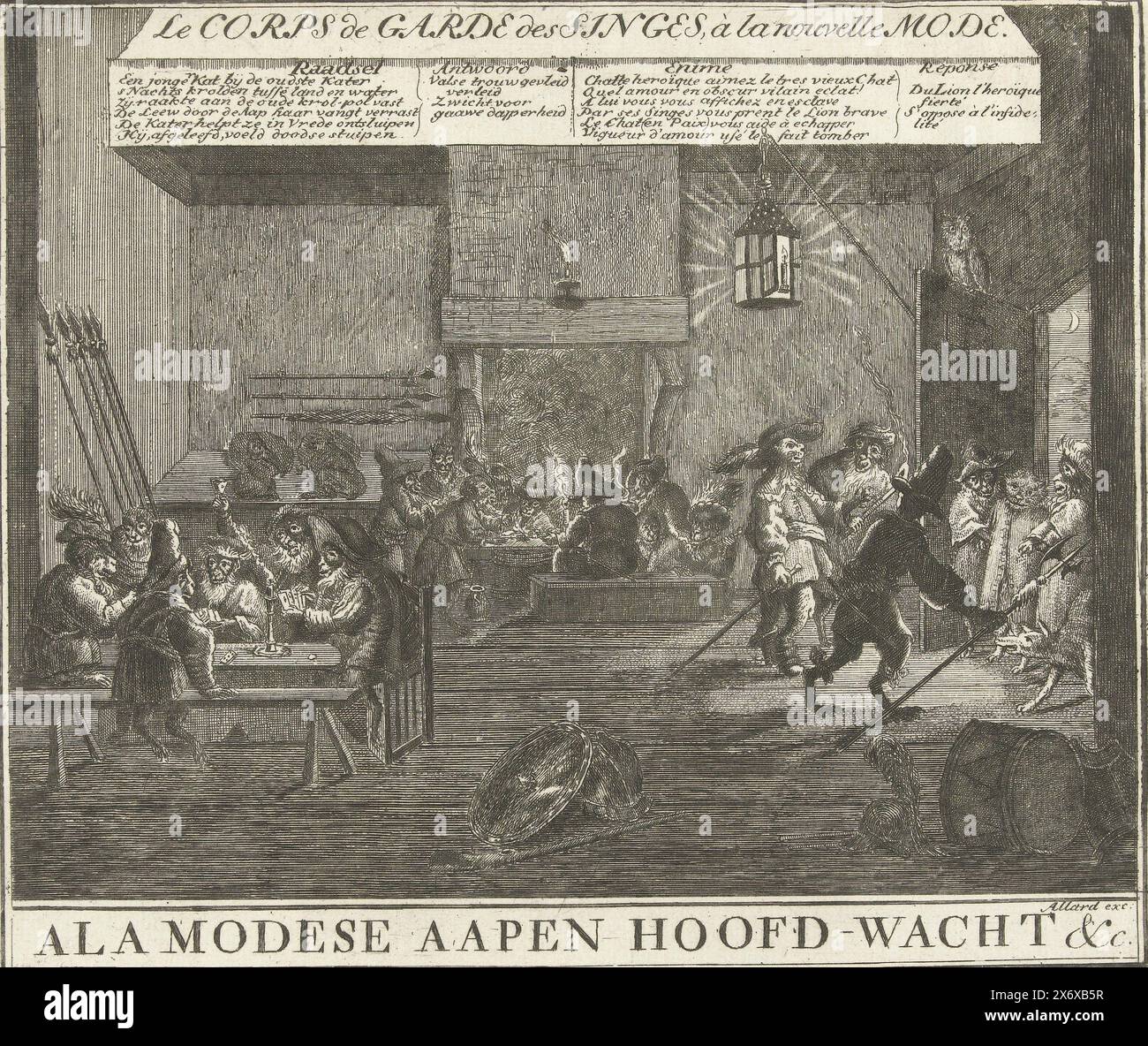 Monkey head guard hi-res stock photography and images - Alamy