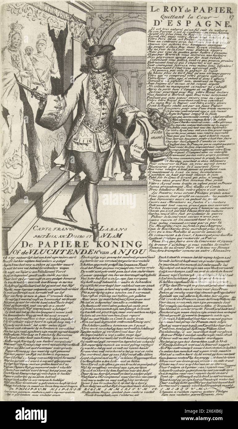 Philip V flees from the Spanish Court, 1706, The Paper King Or the ...