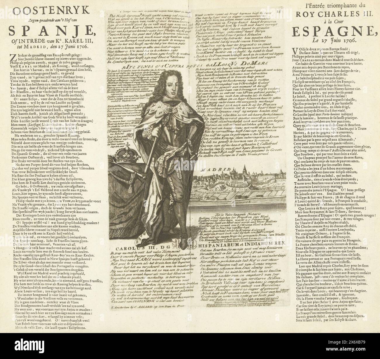 Archduke Charles of Austria as King of Spain, 1706, Austria Blessing at ...