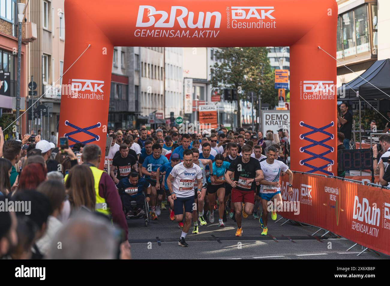 Kaiserslautern, Germany. 16th May, 2024. The very first group of ...
