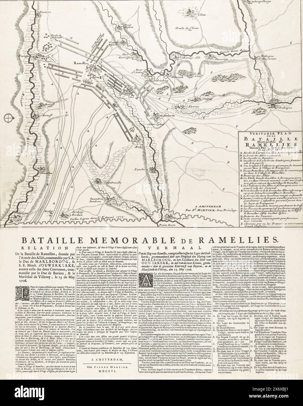 Battle of Ramillies, 1706, Bataille Memorable de Ramellies, Veritable ...