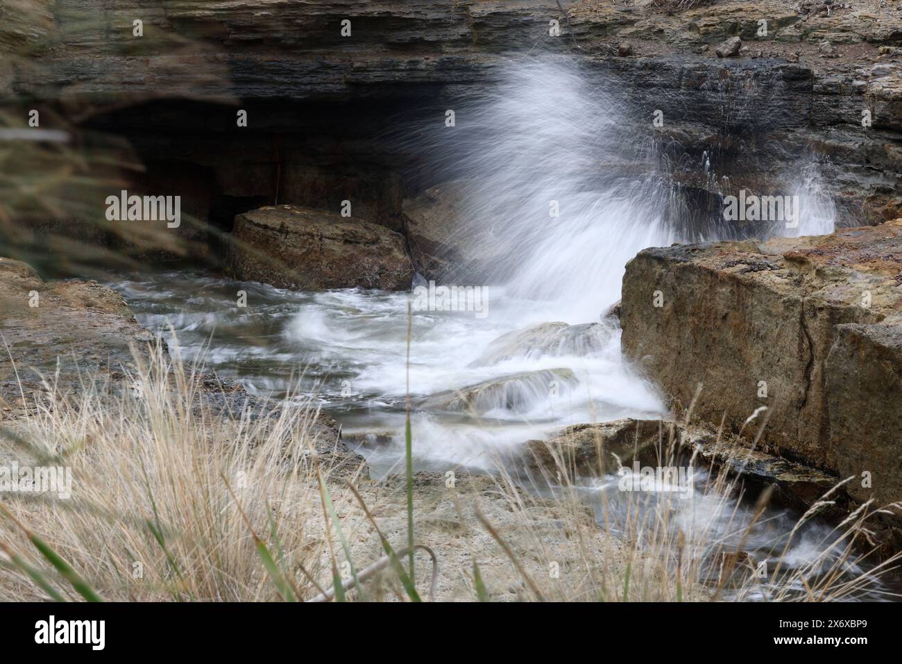 The Blowhole at EagleHawk Neck on the Tasman Peninsula in Tasmania ...