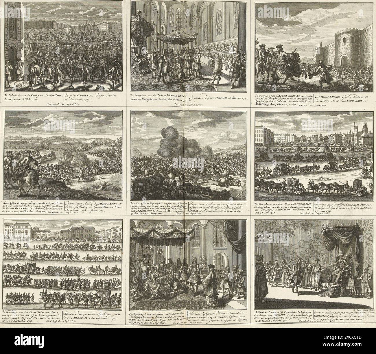 Theater of the War (page XX), 1719, Theater of the War Beginning with ...