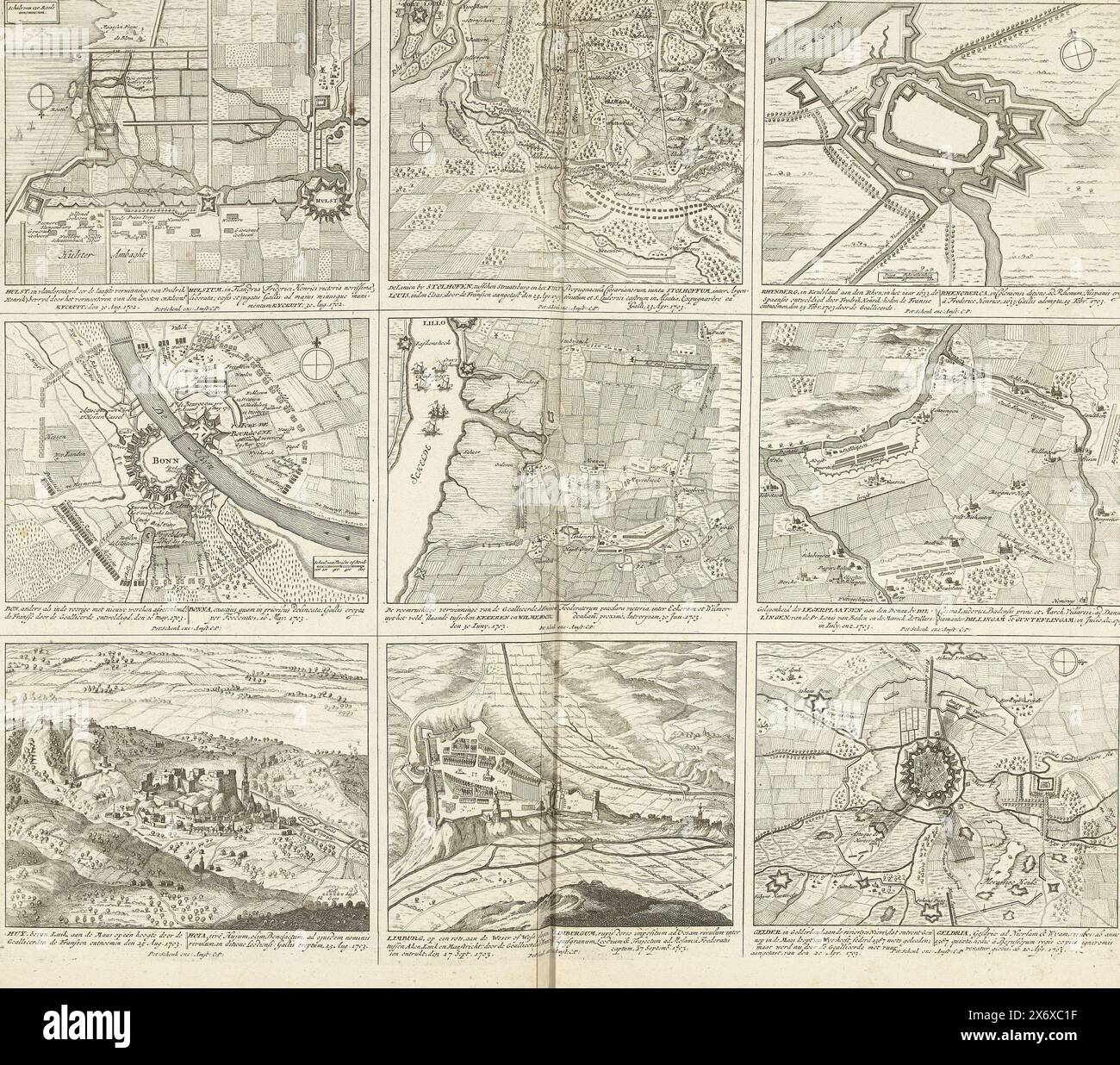 Theater of the War (page IV), 1702-1703, Theater of the War Beginning ...