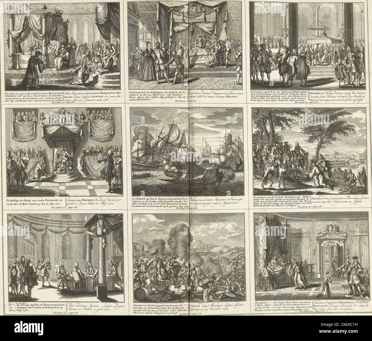 Theater of the War (page XXI), 1720, Theater of the War Beginning with ...