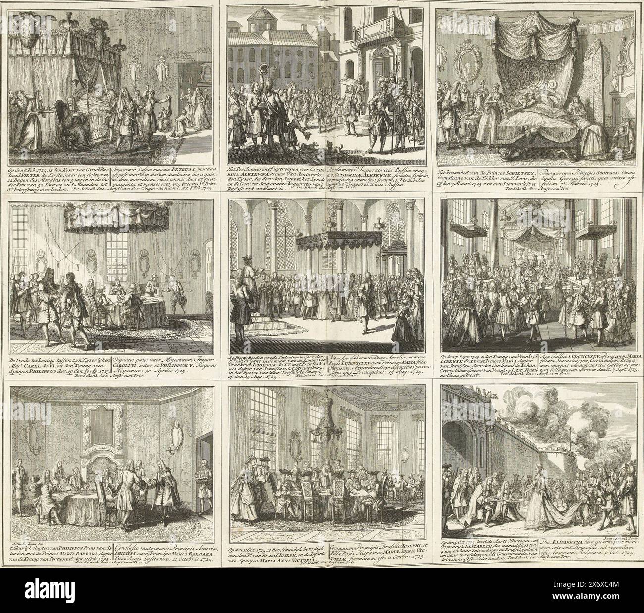 Theater of the War (page XXVI), 1725, Theater of the War Beginning with ...