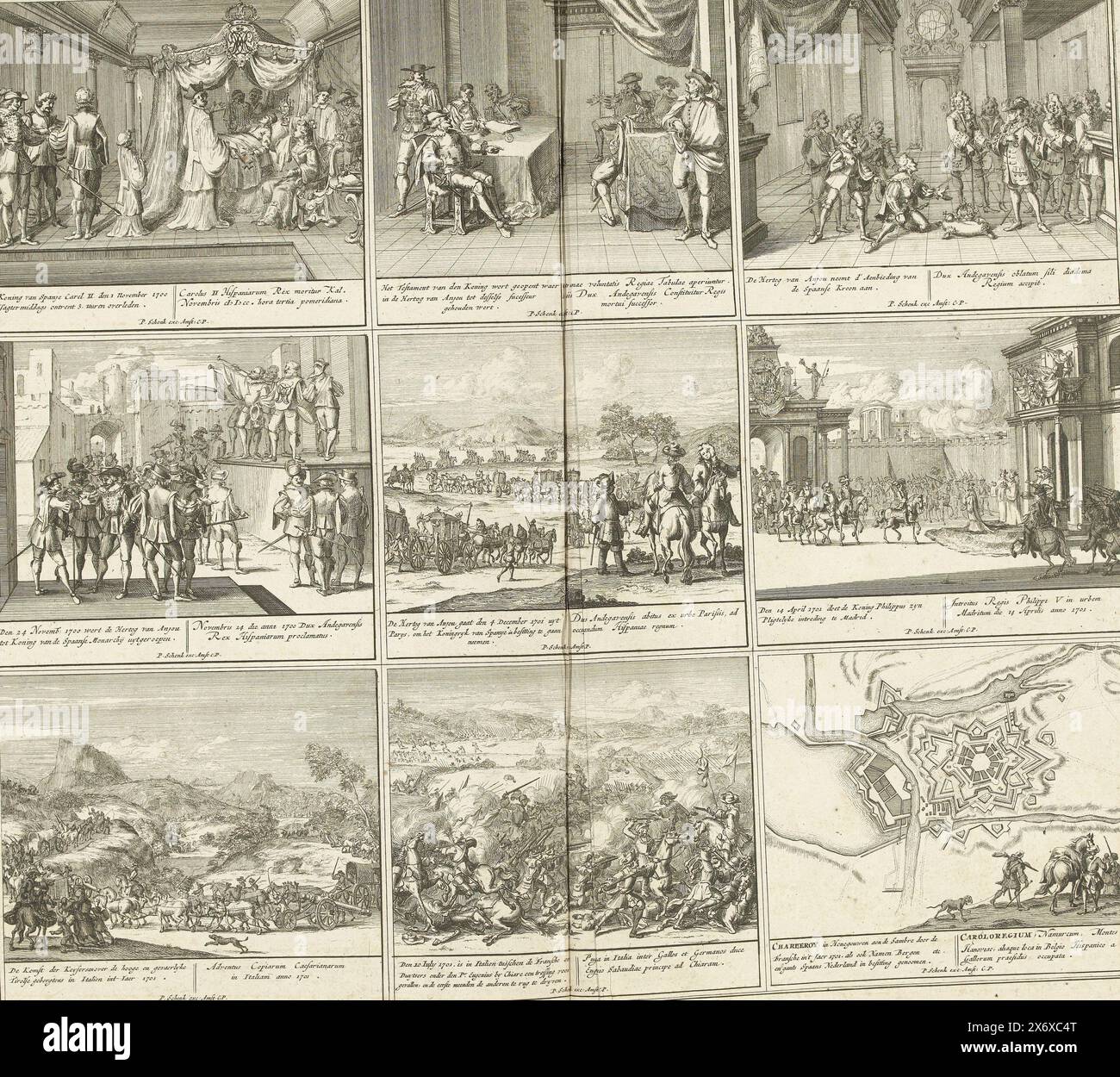 Theater of the War (page I), 1700-1701, Theater of the War Beginning ...