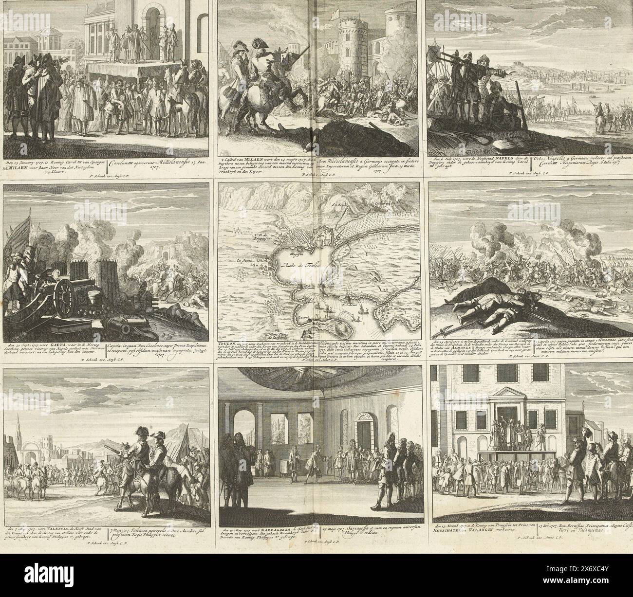 Theater of the War (page VIII), 1707, Theater of the War Beginning with ...