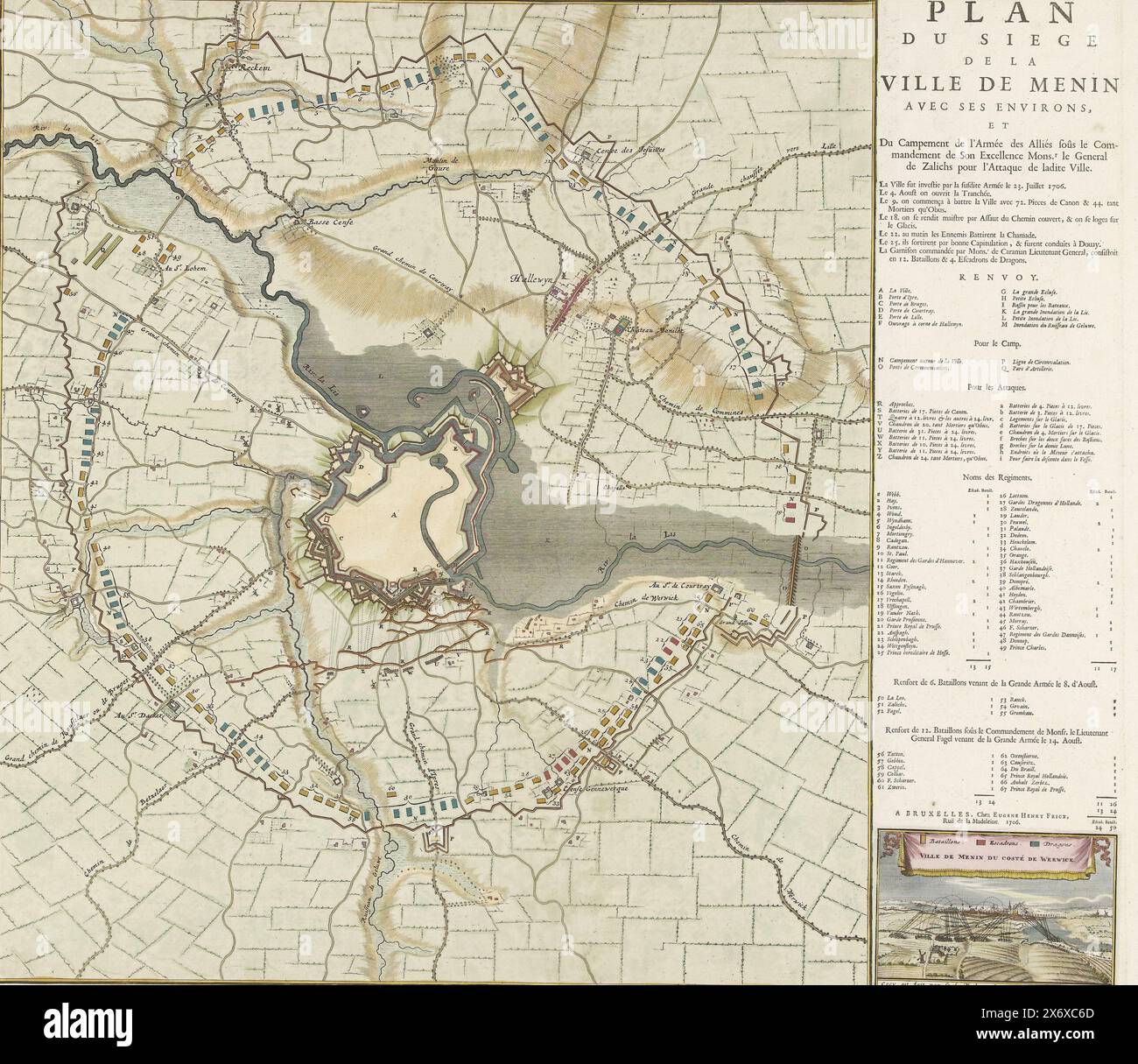 Plan de la ville de menin hi-res stock photography and images - Alamy