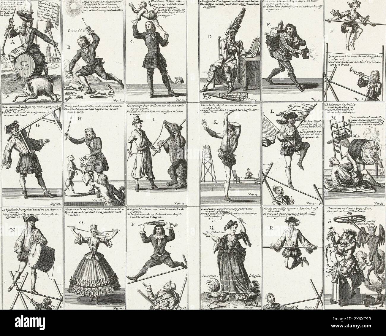 Magic card or medicine for the wind fractures, 1720, Magic card or ...