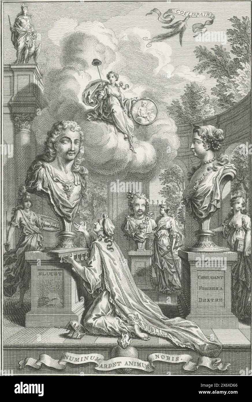 Allegory at the birth of hereditary prince Willem Batavus, 1748, Allegory at the birth of ...