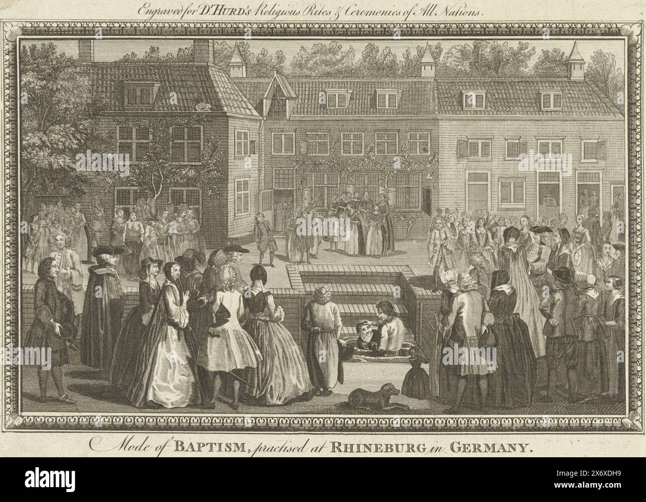 Baptism at the Rijnsburgse Collegianten, ca. 1735, Mode of Baptism ...
