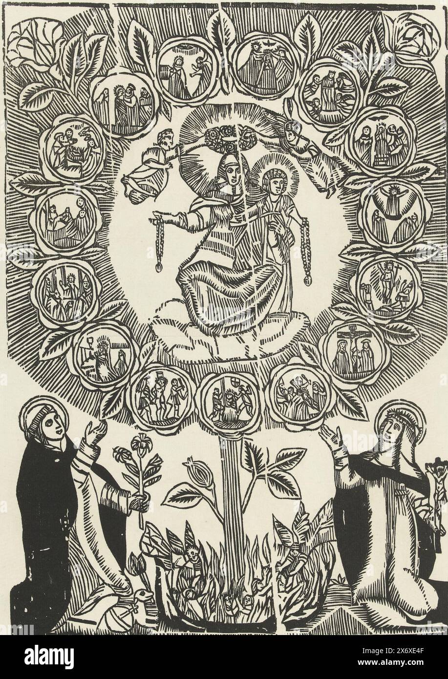 Our Lady of the Holy Rosary, Our Lady of the Holy Rosary. Mary with ...