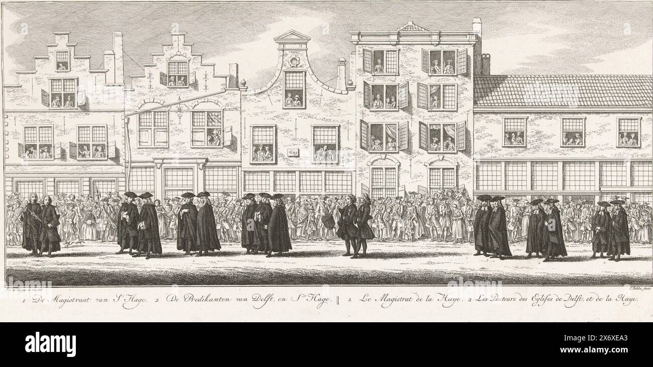 Funeral procession of Princess Anna, 1759, plate 15, Funeral procession ...