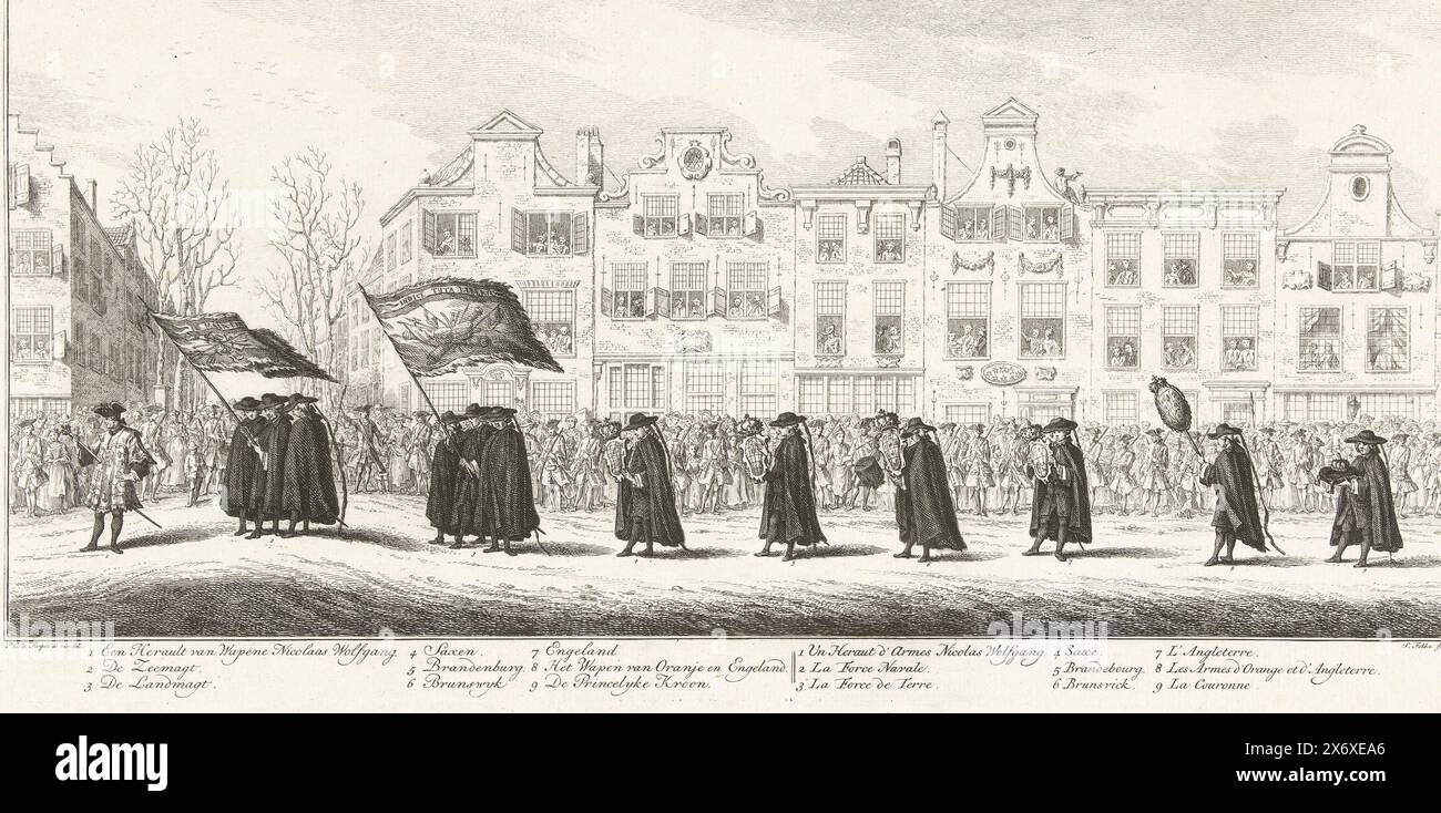 Funeral procession of Princess Anna, 1759, plate 7, Funeral procession ...