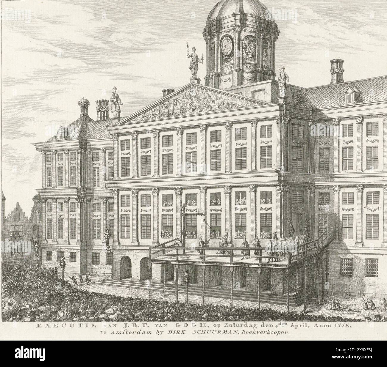 Execution of J.B.F. van Gogh in Amsterdam, 1778, Execution of J.B.F ...