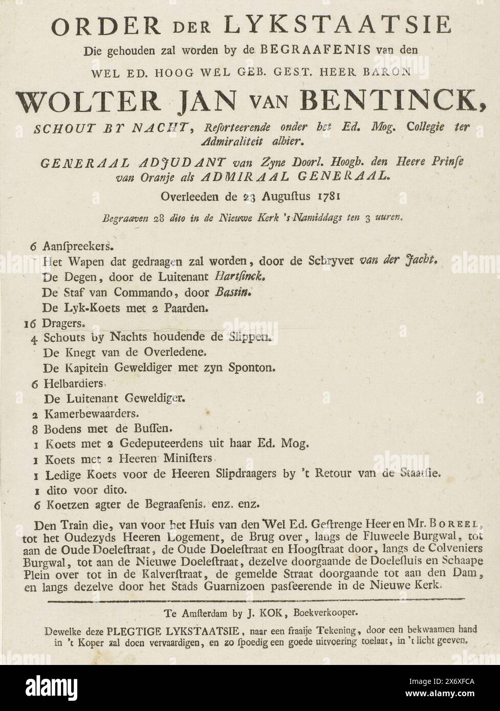 Baron wolter jan van bentinck hi-res stock photography and images - Alamy