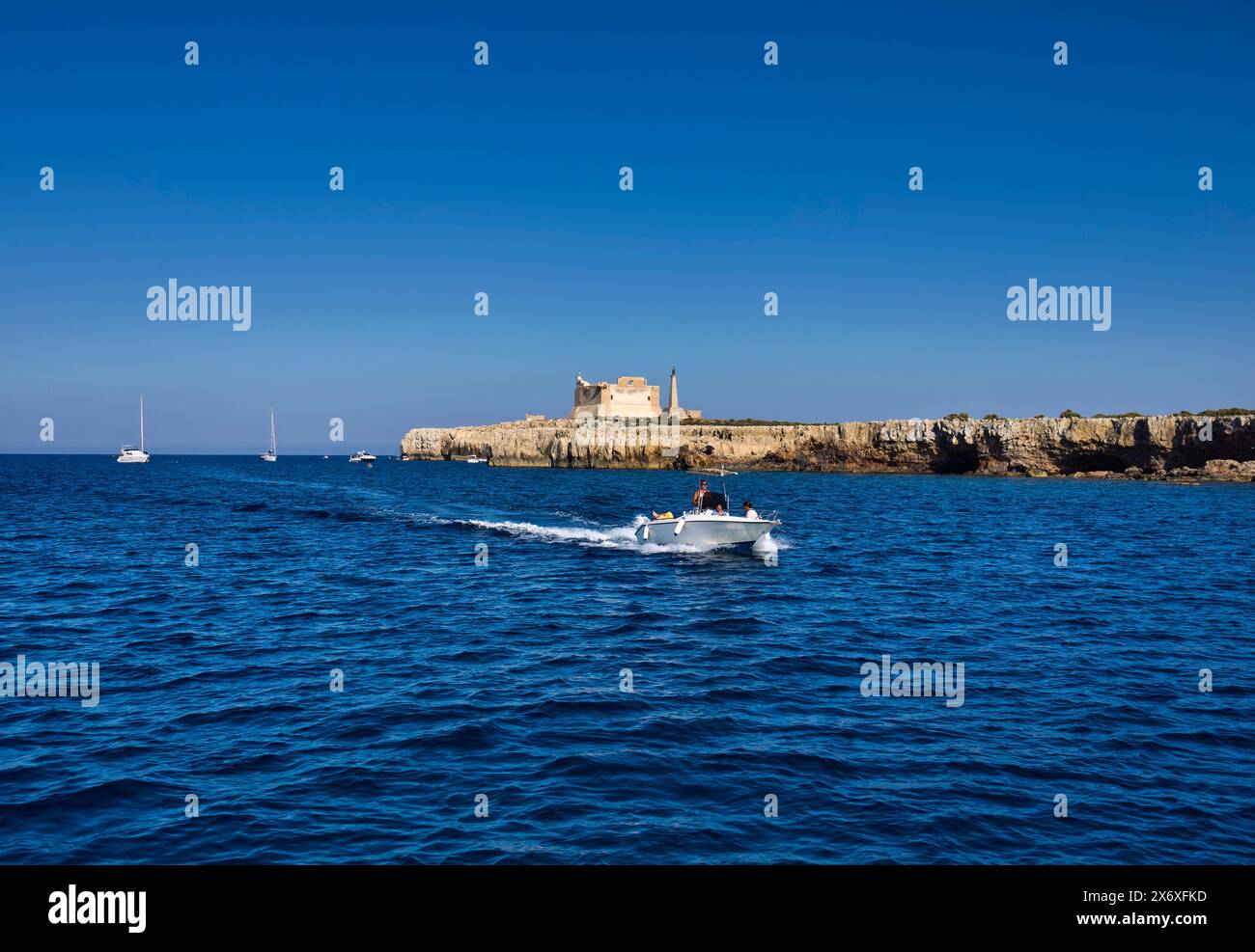 Italy, Sicily, Portopalo di Capo Passero (Siracusa Province), view of ...