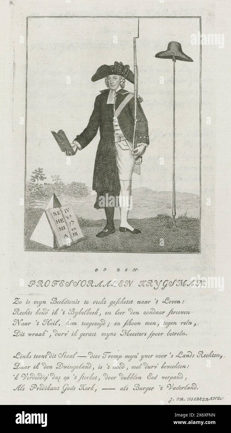 Patriotic preacher Johan Jacob le Sage ten Broek, 1785, Op den ...