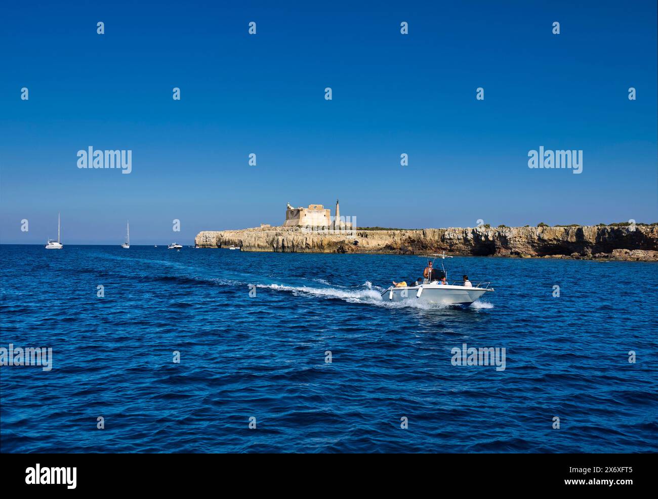 Italy, Sicily, Portopalo di Capo Passero (Siracusa Province), view of ...